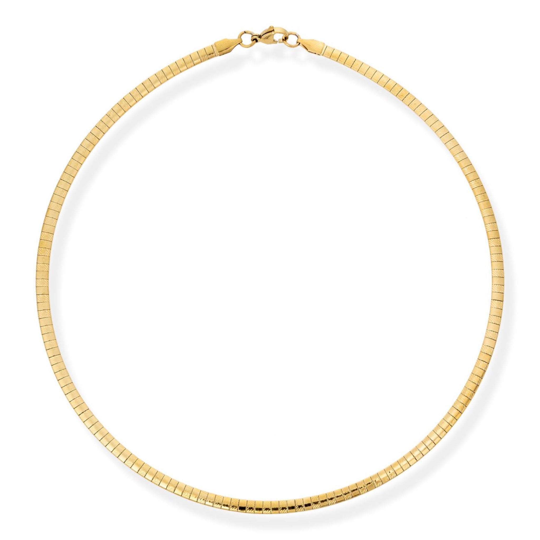 Bracha Boardwalk Omega Necklace - Gold – The English Rose Boutique